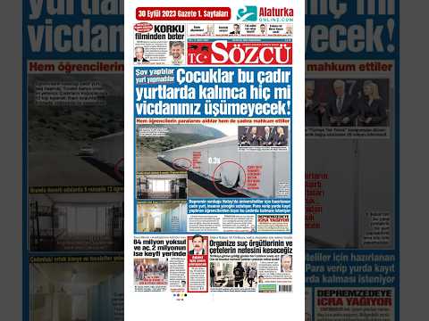 30 Eylül 2023 - Gazete 1. Sayfaları - Gazete Manşetleri #gazetebirincisayfaları #gazete manşetleri