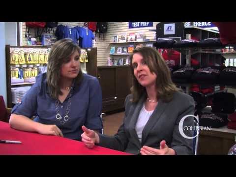 Professor and alum sign book about student career success