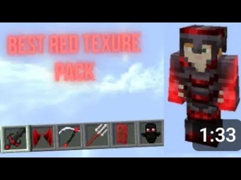 Red And BLACK NETHERITE TEXTURE | PACK