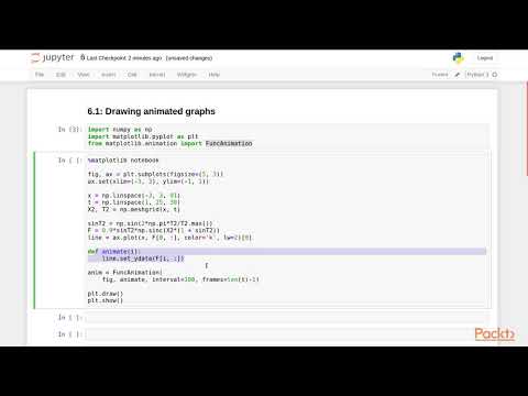 Learn Data Visualization Recipes with Python and Matplotlib 3 Drawing Animated Graphs | packtpub ...
