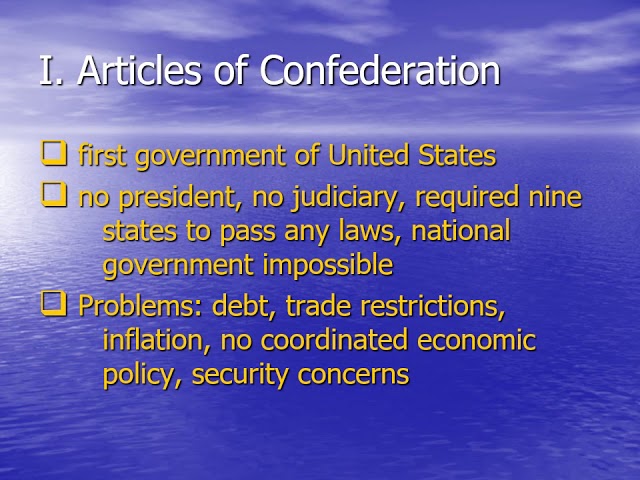 From Articles of Confederation to the Constitution: The Birth of ...