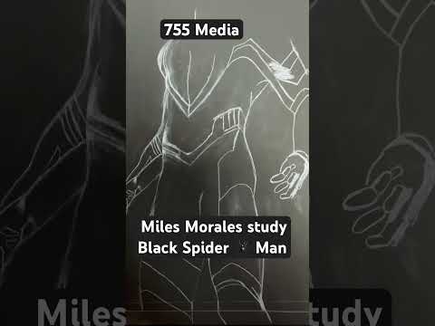 Miles Morales 24x36 gallery wrapped for @HOUSEOFXENTERTAINMENTINC #shorts #spiderman