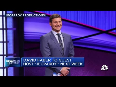 CNBC's David Faber to guest host 'Jeopardy!' next week