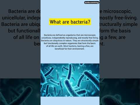 What are bacteria? What is the definition of bacteria in biology? #neet2024 #bacteria #biology #neet