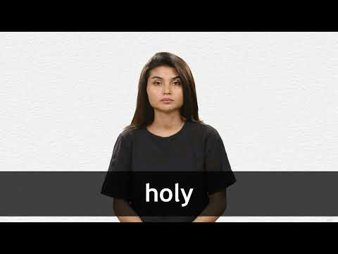 How to pronounce HOLY in American English