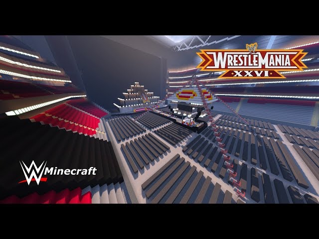 WWE WrestleMania 26 (Official Stage) Minecraft Map