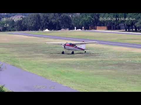 AUTO-TRACKED! Skywagon N185GC with extended wings base to final at Sasser Breakaway 2025-06-29