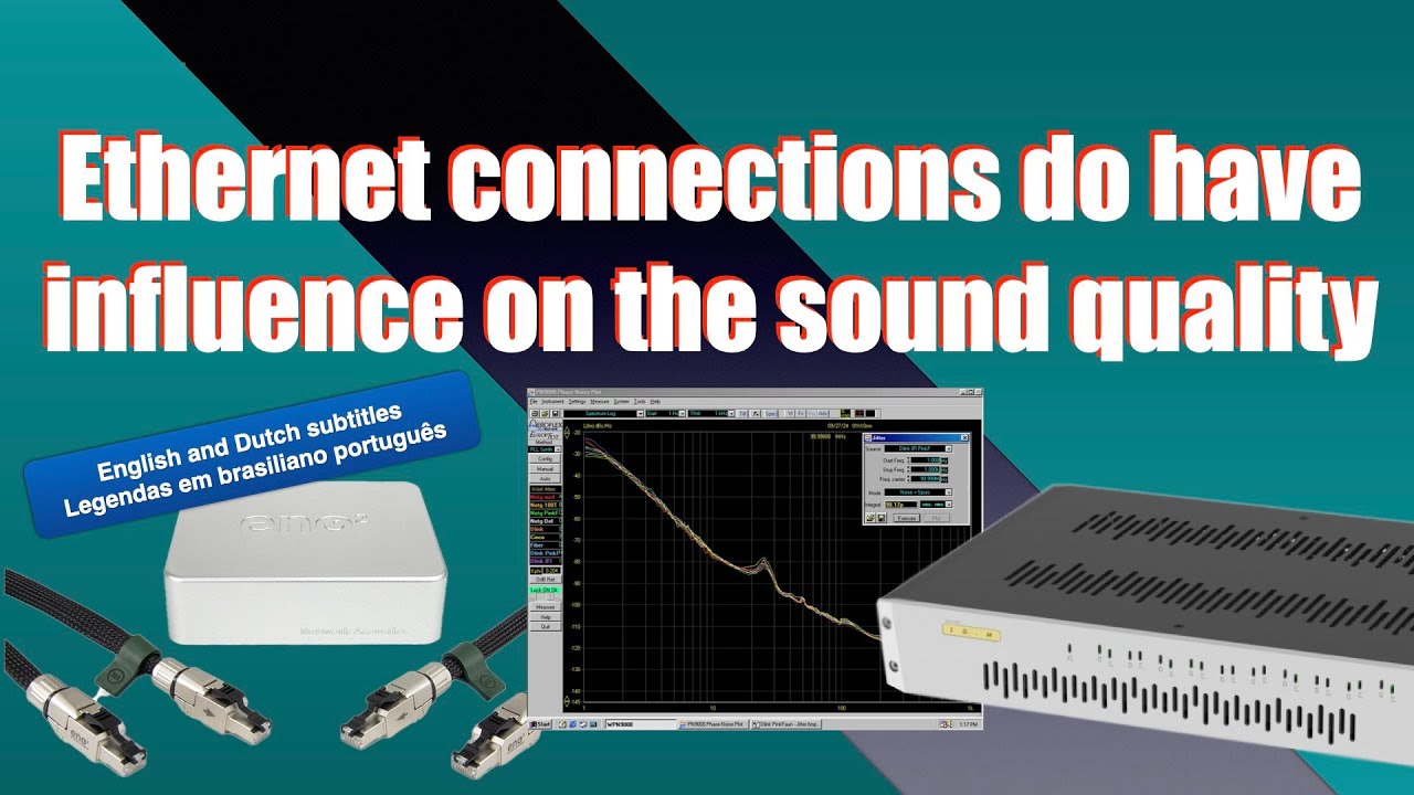 Sound improved after installing new network switch and shorter cables ...