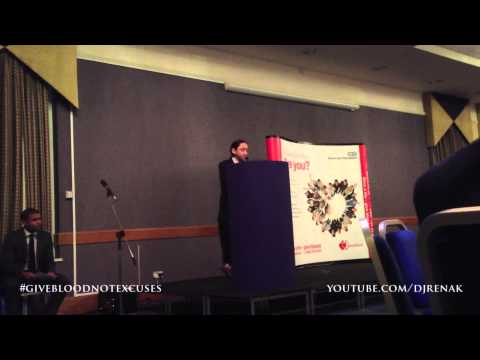 Thank you for Giving Blood - Transplant Patient thanks blood donors: NHSBT Award Ceremony