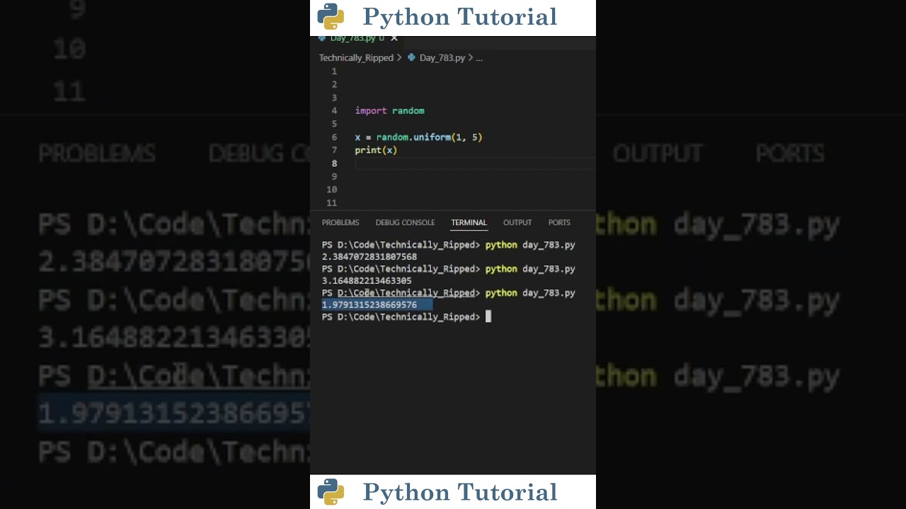 How to Generate a Random Float in Python | Python Tutorial