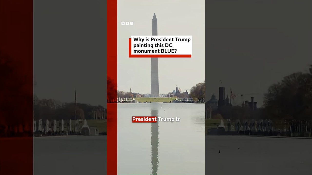 Trump says the renovation is in preparation for America's 250th birthday this summer. #BBCNews