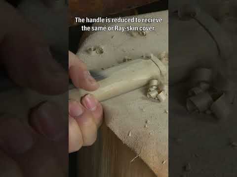 Making a Japanese Sword: The Handle Part-1. #martialarts #samurai