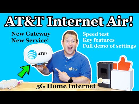 ✅ Just Released! AT&T Internet Air 5G Home Internet Service - Speed Test, Setup, ALL Settings Shown