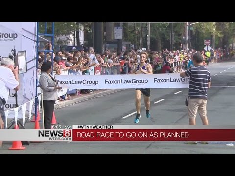 Weather conditions are not stopping the New Haven Road Race