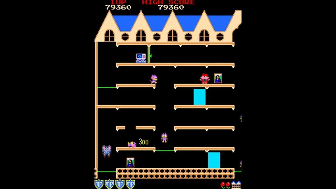 Mappy [Arcade Longplay] (1983) Namco