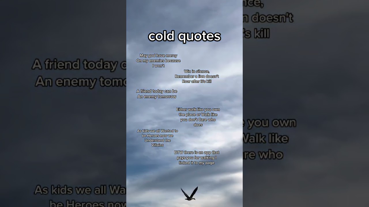 Cold quotes 3