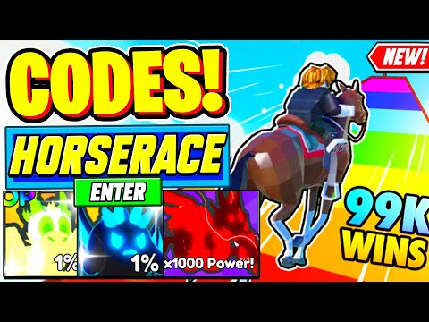 ⚠️New⚠️ ALL WORKING CODES For Horse Race In 2024 - Roblox Horse Race Codes 2024