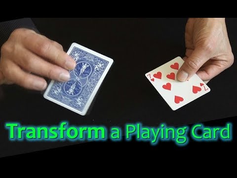 Easy Magic Tricks for Beginners With Cards - Transform a Playing Card