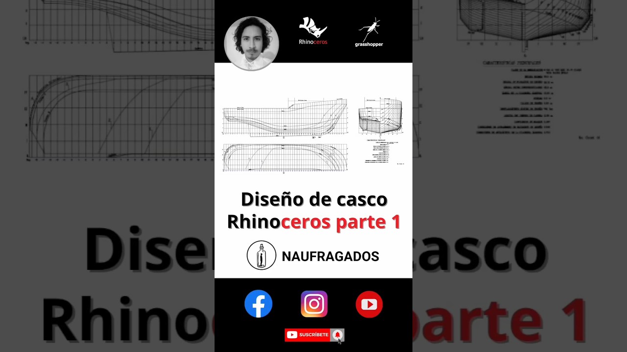 Diseño #2 [ TUGBOAT /  REMOLCADOR ] parte 1 #engineering #2024 #navalacademy #rhinoceros   #design