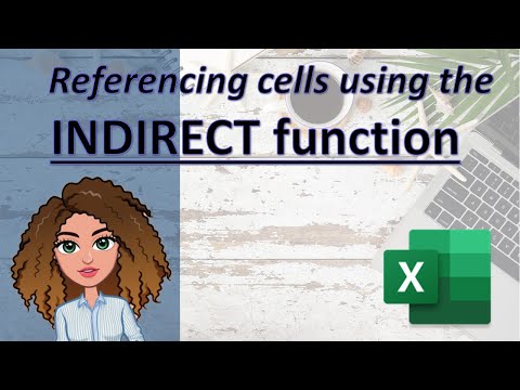 Creating cell references using the INDIRECT function (an Excel for beginners tutorial)