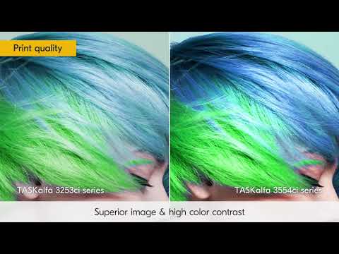 KYOCERA Video TASKalfa 2554ci & 3554ci Print Quality
