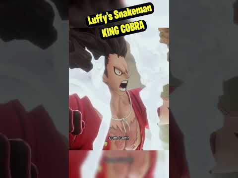 Luffy's Gear 4 Snakeman KING COBRA ???????? #Shorts #onepiece #onepieceodyssey #luffy #anime