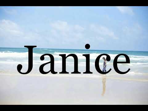 How To Pronounce Janice🌈🌈🌈🌈🌈🌈Pronunciation Of Janice