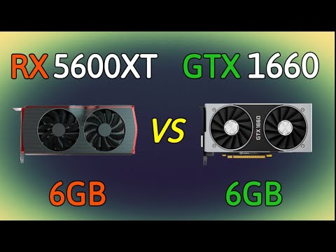 GTX 1660 vs RX 5600XT - benchmark and test in 8 games High setting
