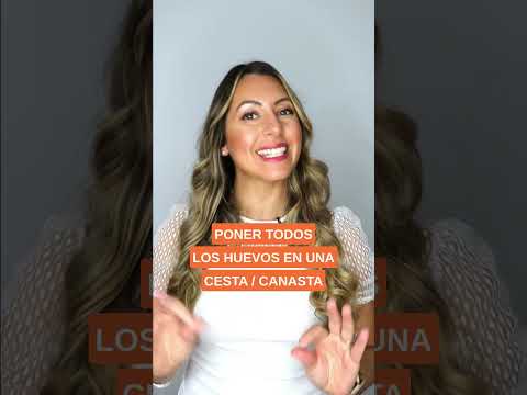 ¿Cómo se dice 'To put all your eggs in one basket' en español? #shorts