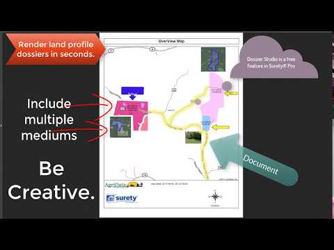 Dossier Studio - A map packet creation tool in Surety® Pro