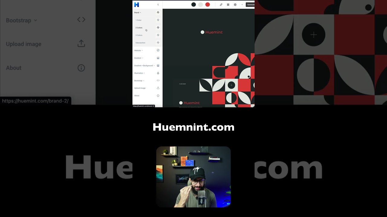 HueMint - Really awesome color generator #shorts