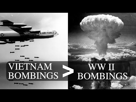 More bombs dropped on Vietnam than all bombs dropped during WWII