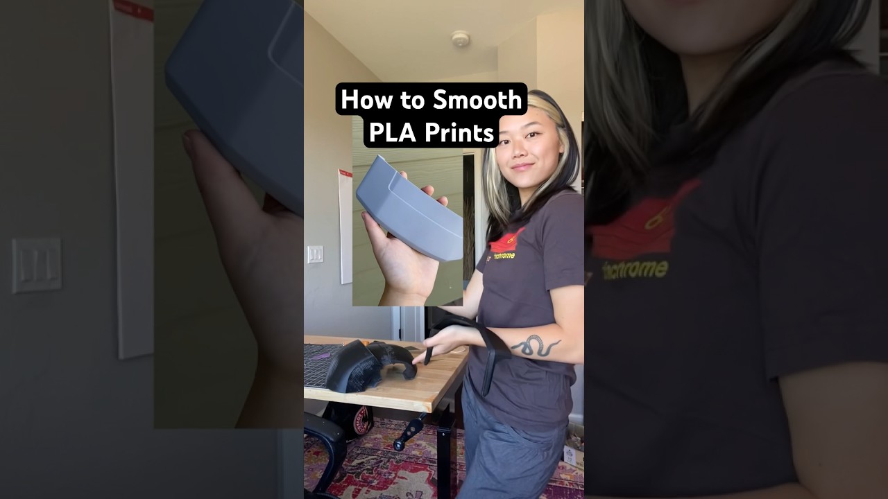 How to Smooth PLA 3D Prints - easy and quick tutorial