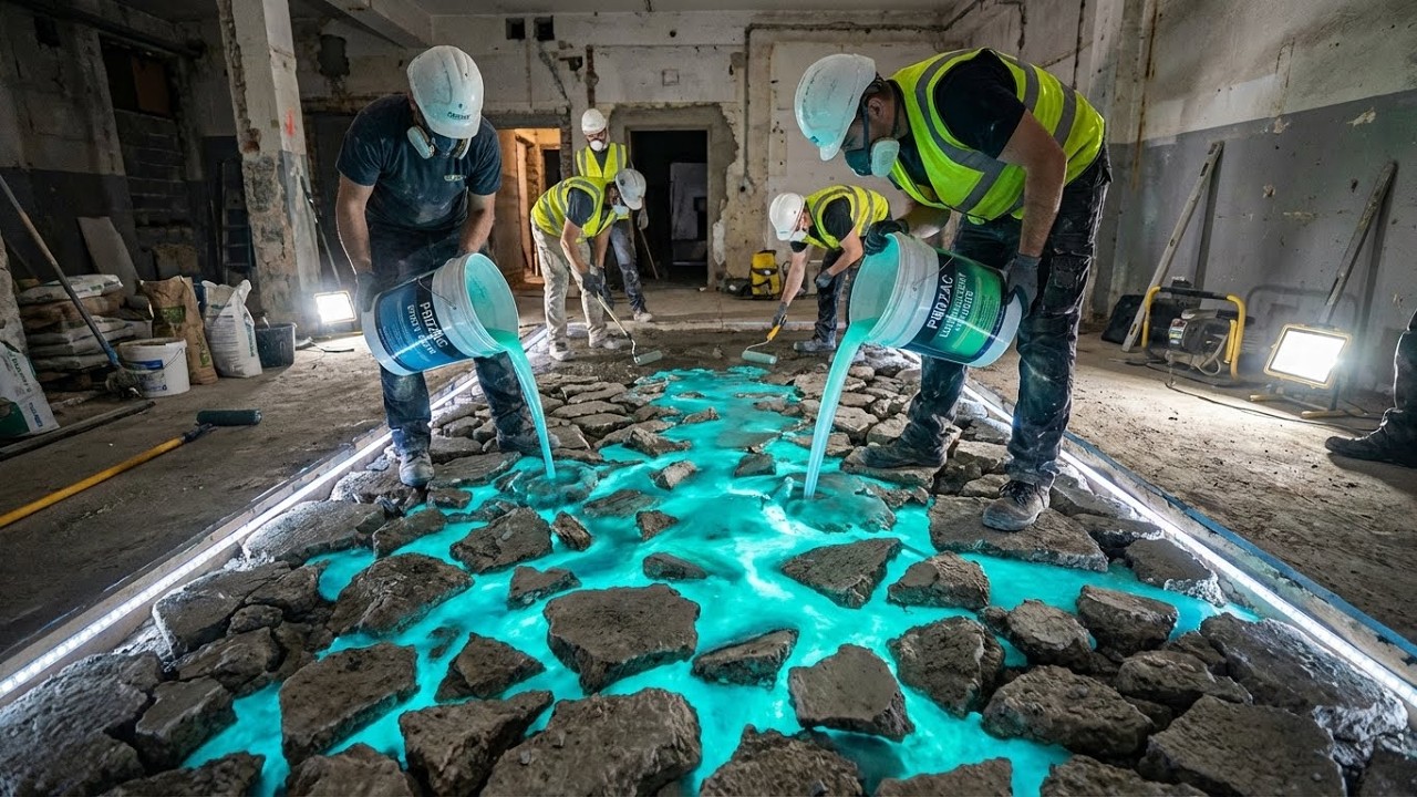 20 CRAZY Epoxy Floor Ideas: From 