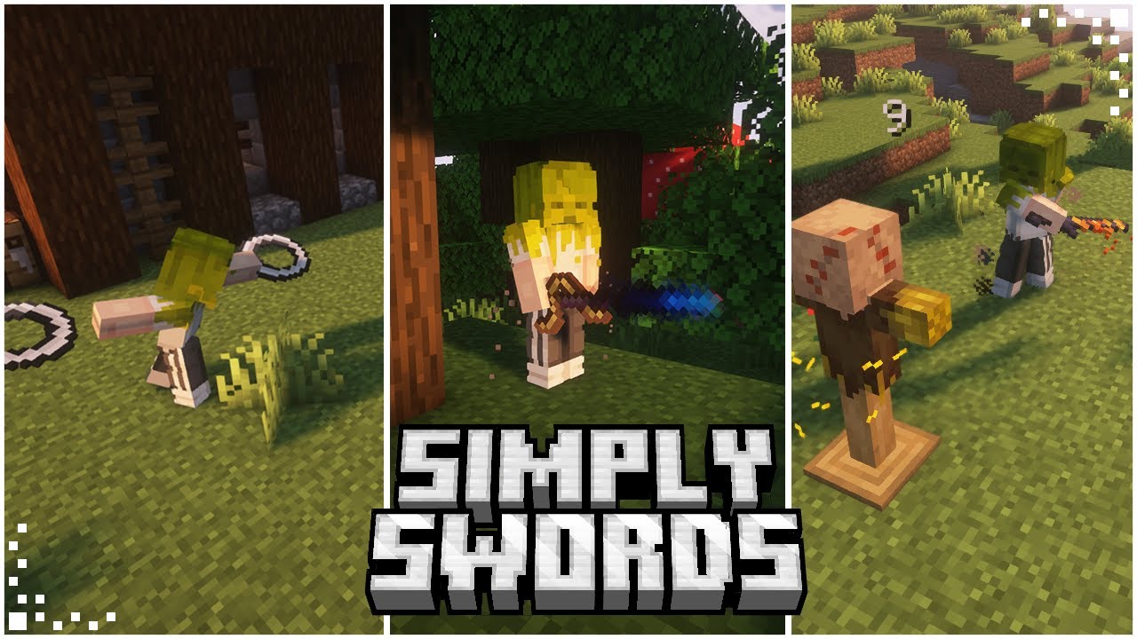Simply Swords (Minecraft Mod Showcase) | New Weapons & Unique Weapons | Fabric & Forge 1.20.1