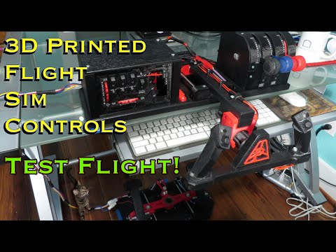 3D Printed Flight Simulator Controls by PPTinkles - Thingiverse