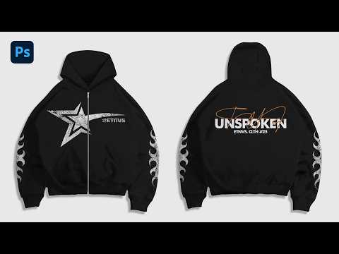 Boxy Zipper Hoodie Mockup Psd