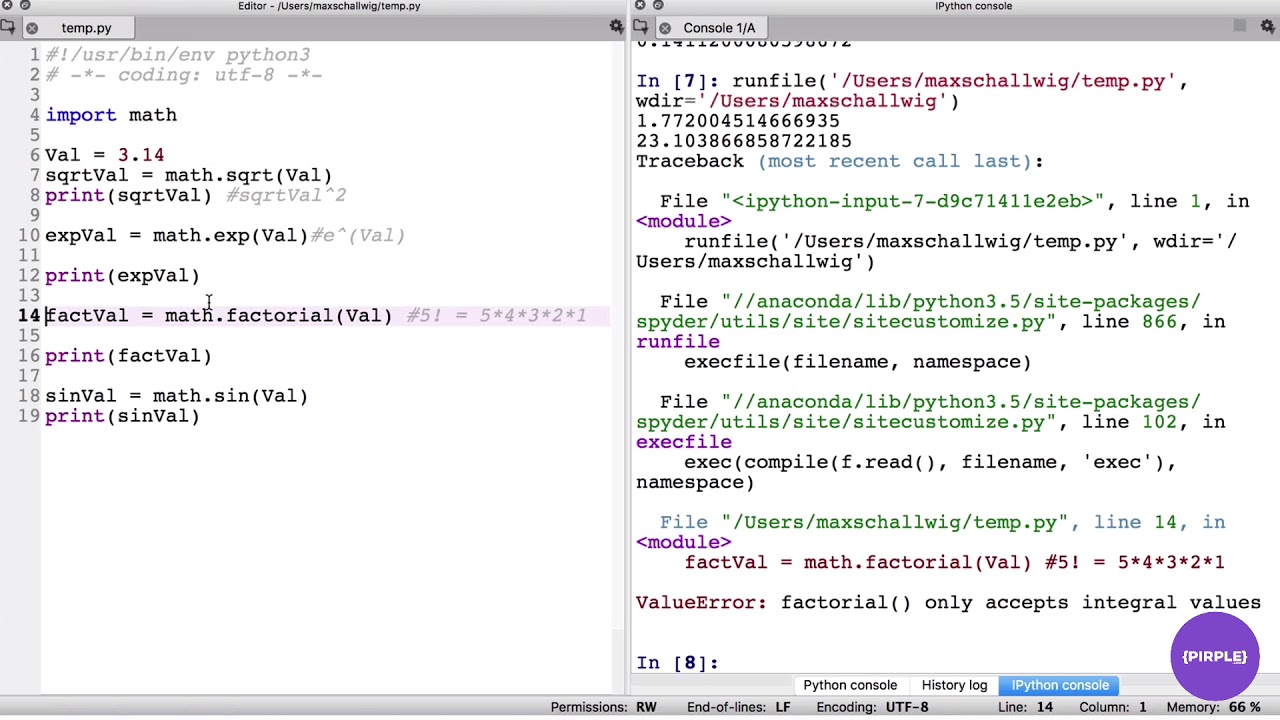 The Math Library in Python 3 | Python is Easy