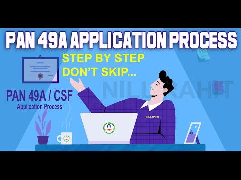 PAN 49A Application Process | PAN 49A Apply Online | UTI PAN | CSF PAN | Online PAN Application
