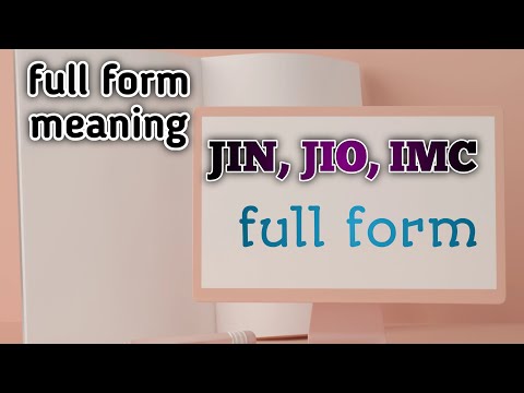 JIN IMC full form joi full form ki