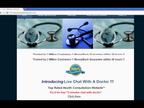 Livechatwithdoctor.com : How to Live Chat with a Doctor through website