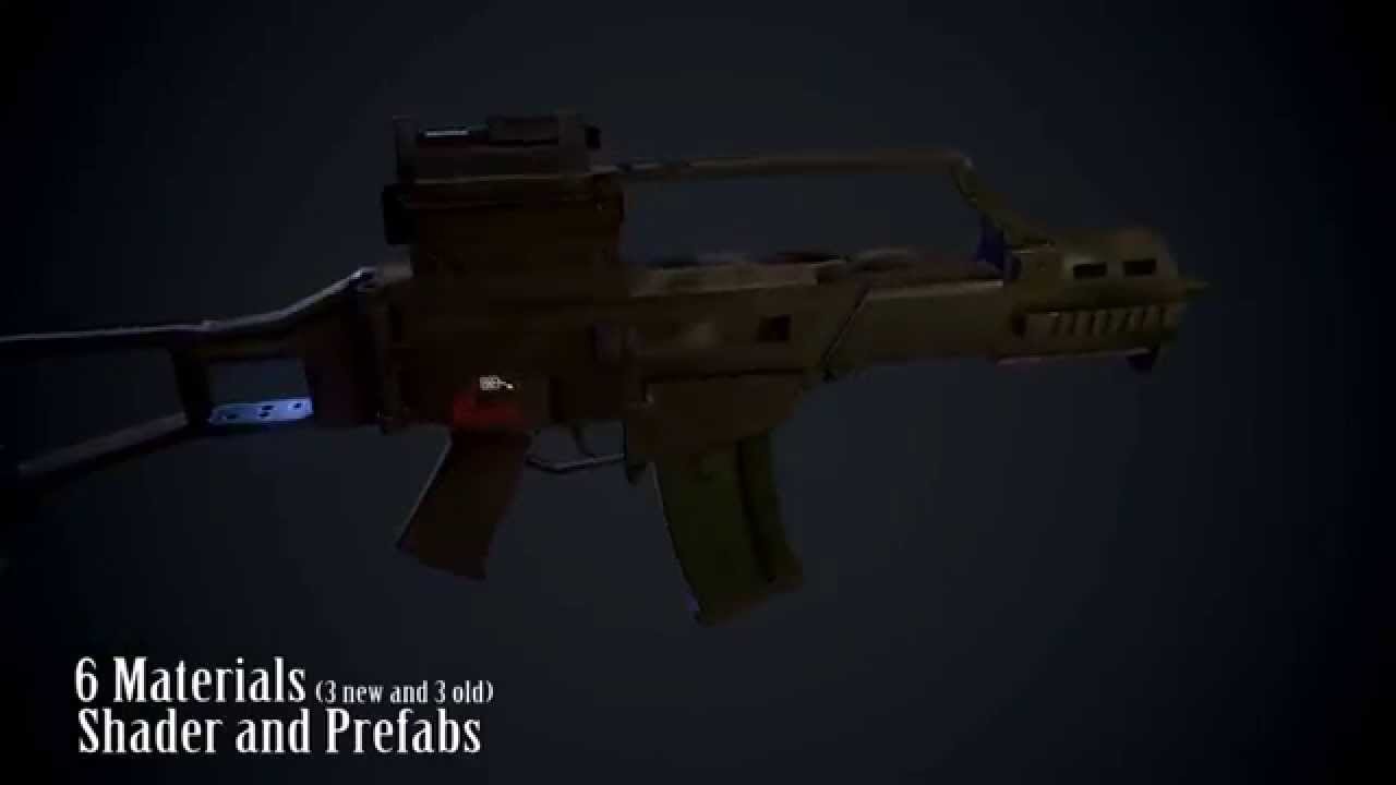 G36C 3DS MAX HQ Model