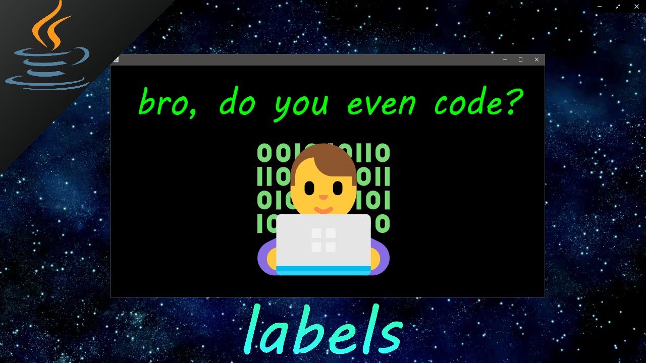 Java labels 👨‍💻