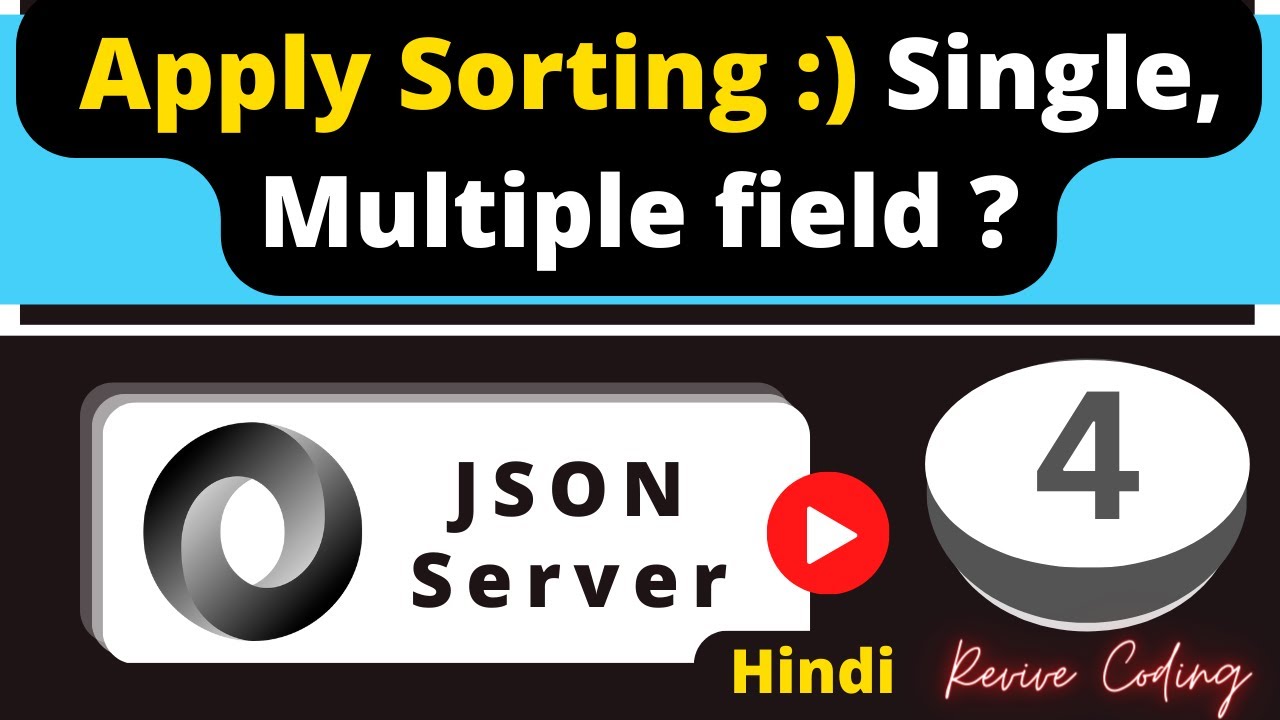 JSON Server #4 : Sorting Data with Single and Multiple Parameter