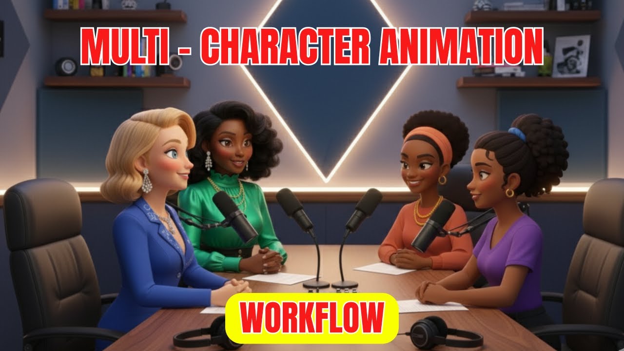 How to Animate 4 Characters in One Scene | Full Multi-Character Animation Workflow