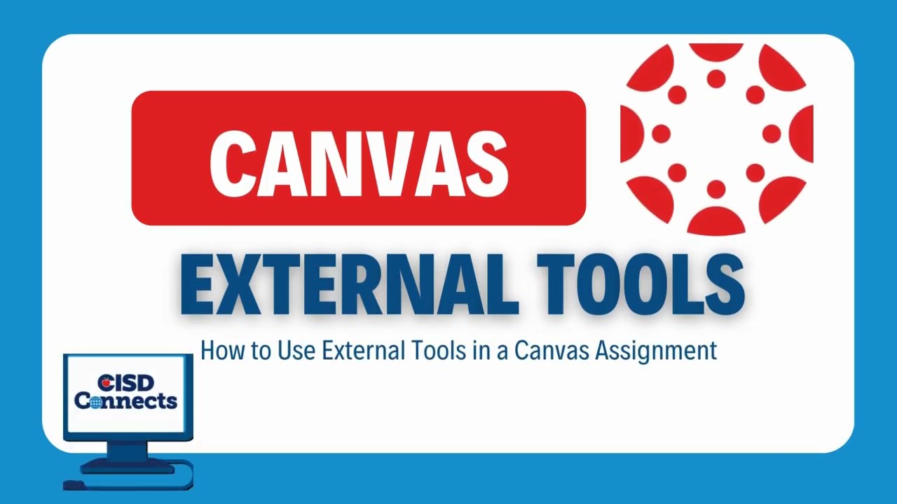 Using External Tools in Canvas Assignments