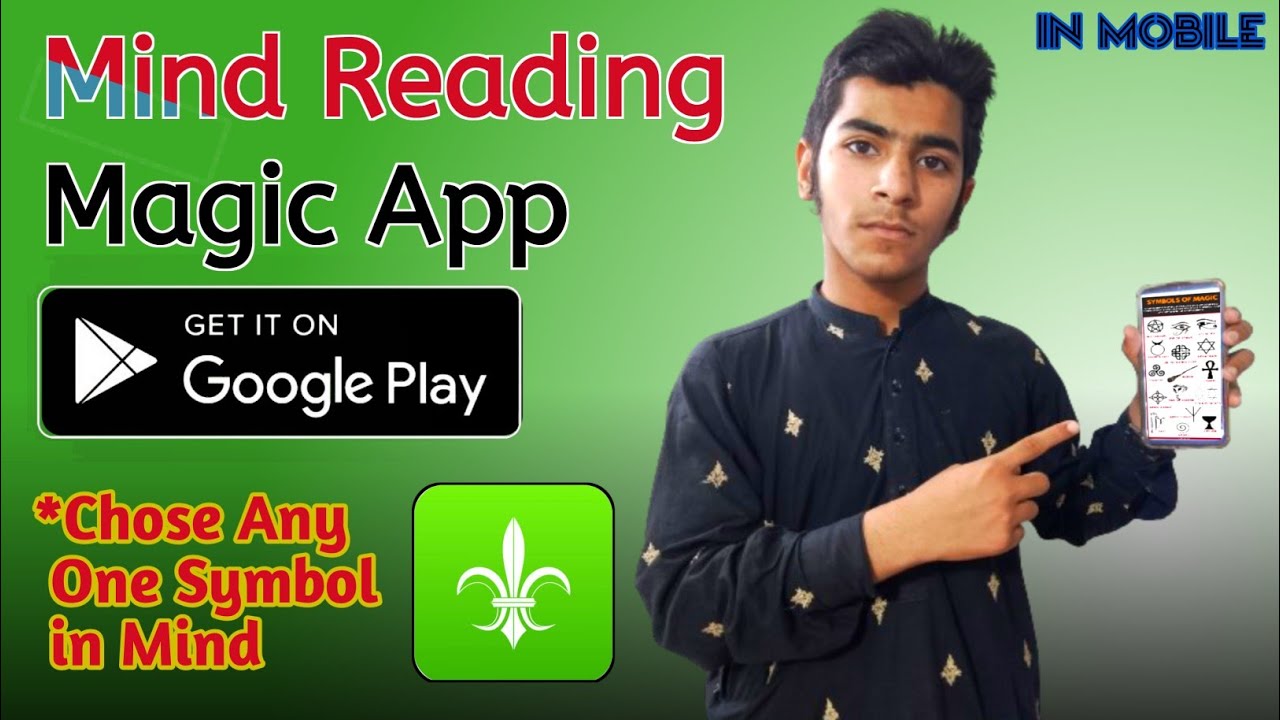 Mind Reading Magic App 0 to 99 symbols Suck Any One Symbol The Magician mind read the audience
