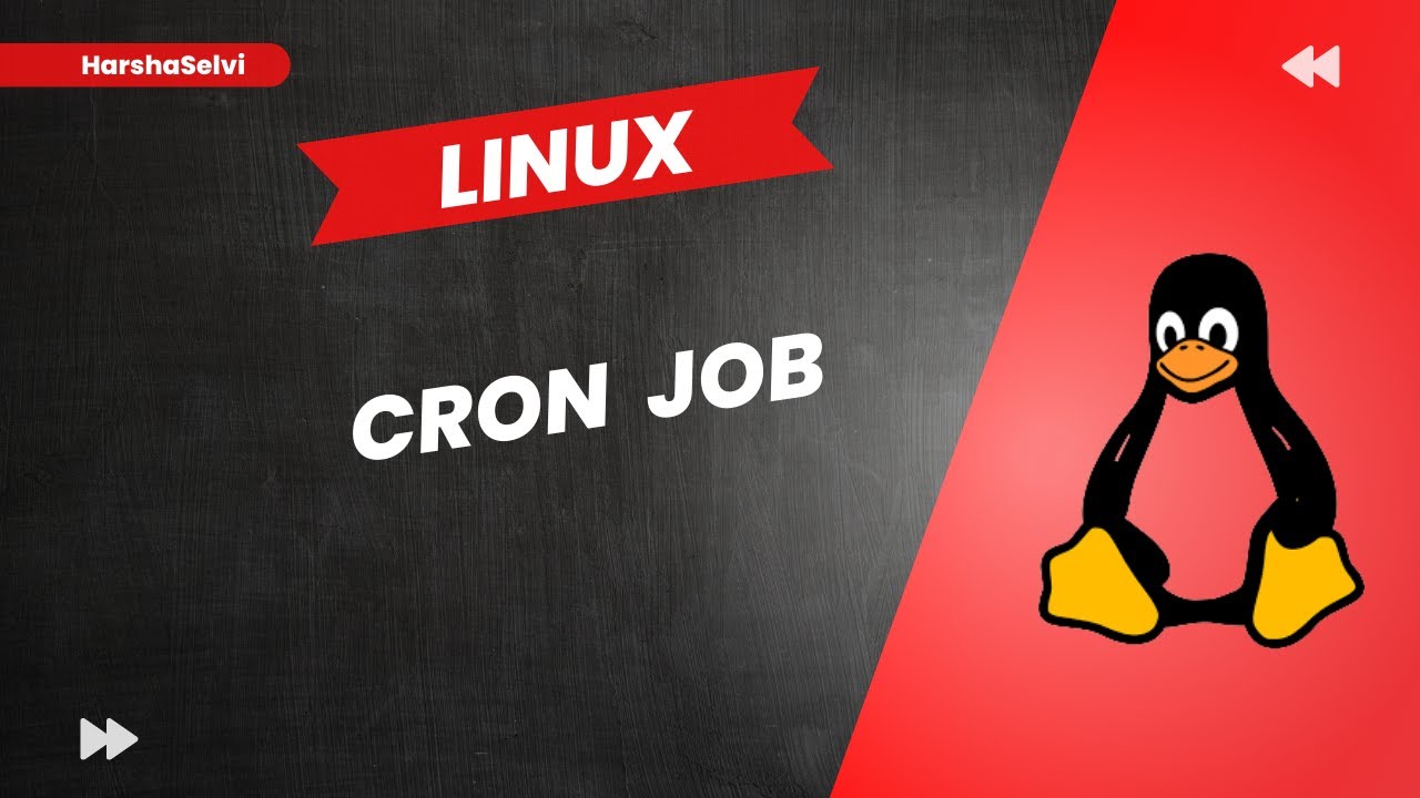Linux Cron Job | Tamil | HarshaSelvi