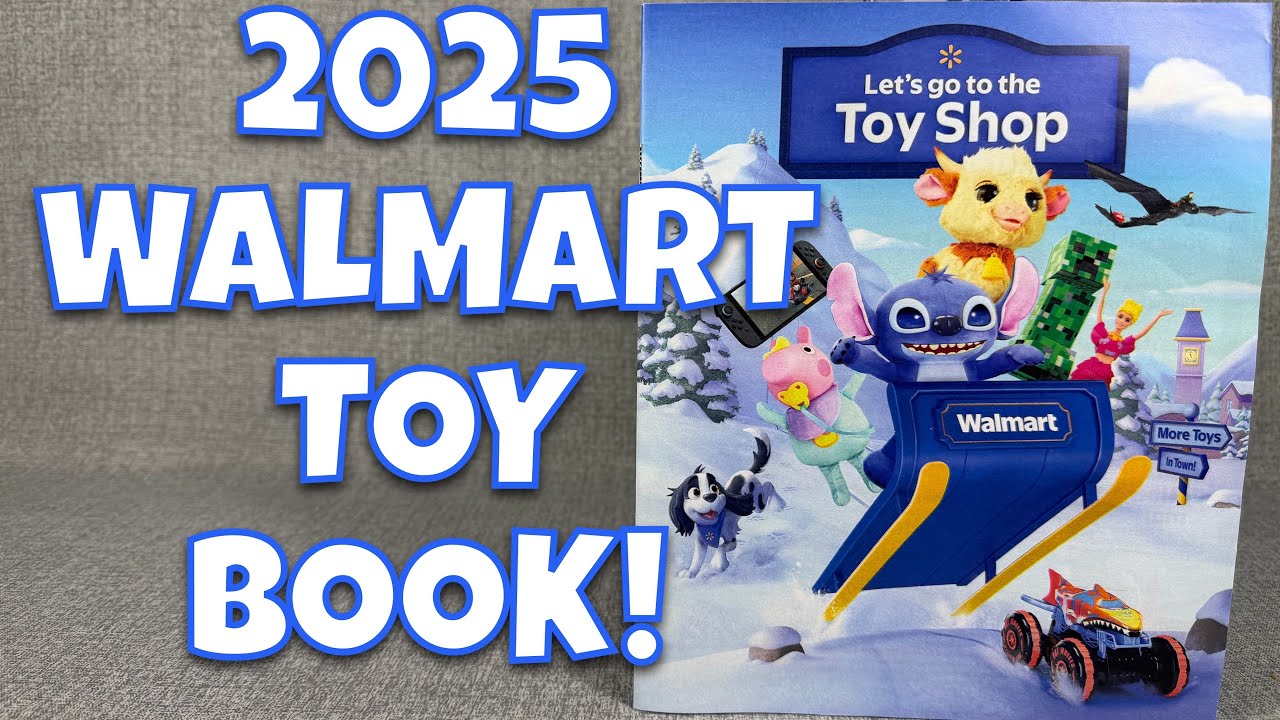 2025 WALMART CHRISTMAS TOY SHOP BOOK REVIEW!