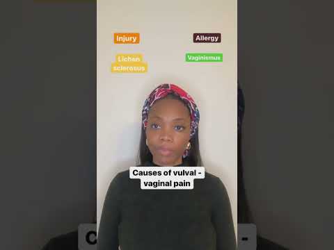 Many different causes for vulval or vaginal pain.
